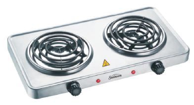 Sunbeam - Double Spiral Hotplate - Silver | Shop Today. Get it Tomorrow ...