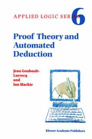 Proof Theory and Automated Deduction | Shop Today. Get it Tomorrow ...