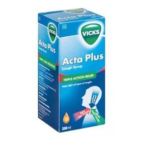 Vicks Acta Plus Cough Syrup 200 ml | Shop Today. Get it Tomorrow ...