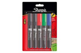 Sharpie W10 Chisel Permanent Marker - Assorted (Carded 5's) | Shop ...