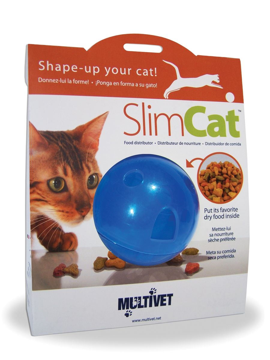 Pet Safe - Slim Cat Interactive Feeder Ball - Blue | Shop Today. Get it ...