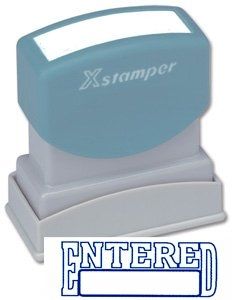 X Stamper Self Inking Red Stamp - Entered | Shop Today. Get it Tomorrow ...