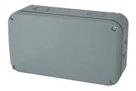 Masterplug - IP55 Rectangular Junction Box - Grey | Shop Today. Get it ...