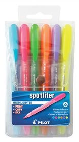 Pilot Spotliter Highlighters - Wallet of 6 Colours | Shop Today. Get it ...