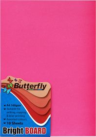 Butterfly - A4 Bright Board - Pink - 2 Pack | Shop Today. Get it ...