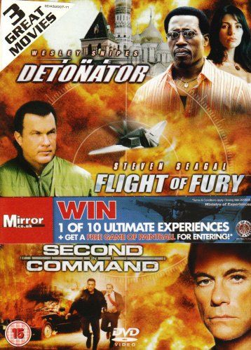 Flight of Fury/The Detonator/Second in Command(DVD) | Buy Online in ...