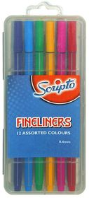 Scripto Fineliners (Box of 12 Colours) | Shop Today. Get it Tomorrow ...