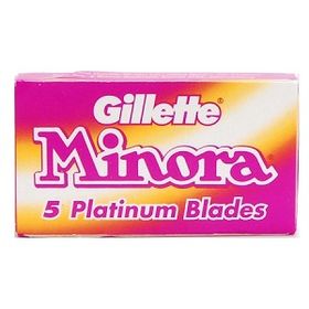 Gillette Minora Platinum Double Edge Blades X5 | Buy Online in South ...