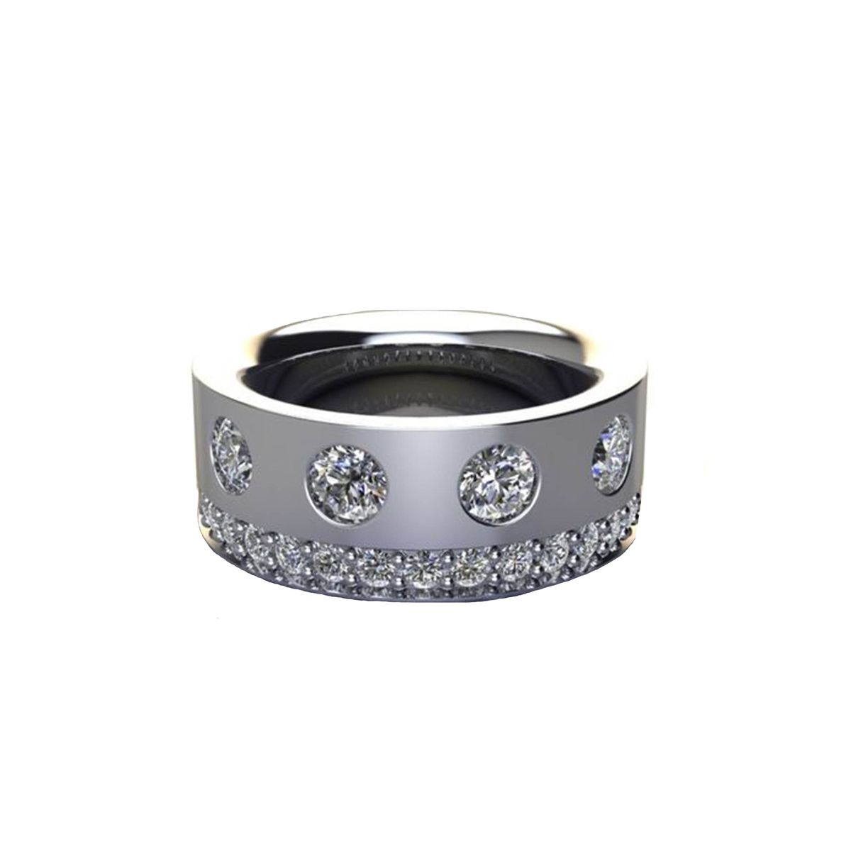 Miss Jewels - CD Designer Jewellery 925 Sterling Silver Wedding Band ...