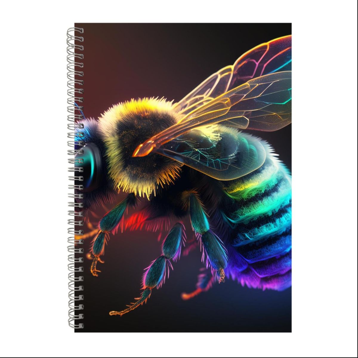 Fantasy Rainbow Bee Full Body Aura Gift Idea A4 Notepad 210 | Shop ...