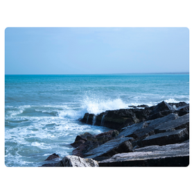 Waves Crashing Rocks Mouse Pad | Shop Today. Get it Tomorrow ...