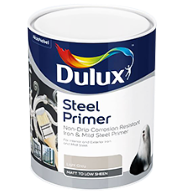 Dulux Steel Primer Light Grey (Solvent Based) 1lt | Shop Today. Get it ...
