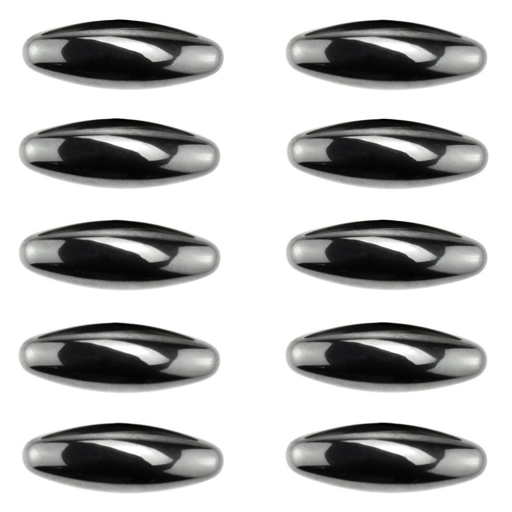 Toy Gift Multifunctional Polished Oval Ferrite Magnets Set of 10 (43mm ...