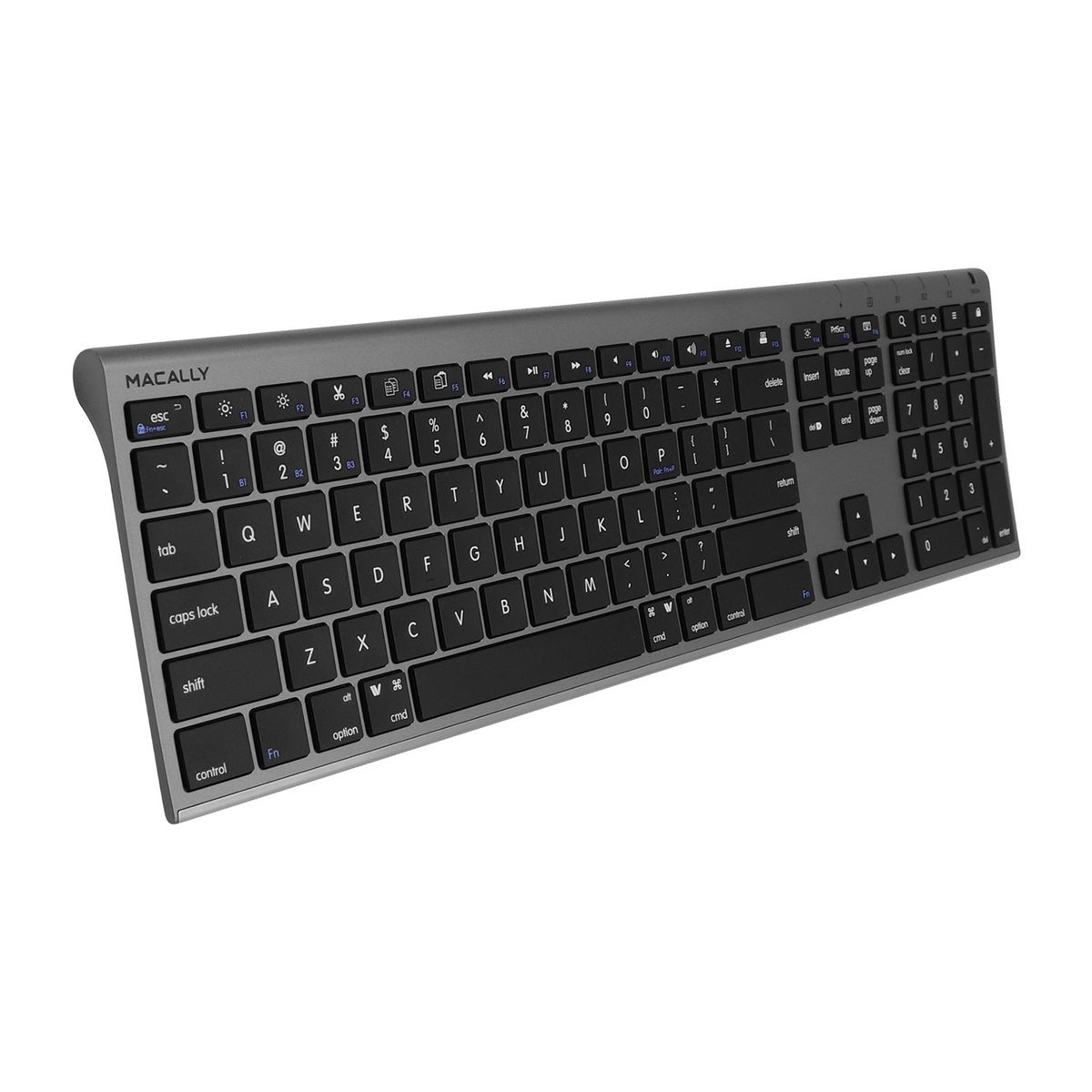 Macally - Ultra slim Bluetooth keyboard - Space Grey | Shop Today. Get ...
