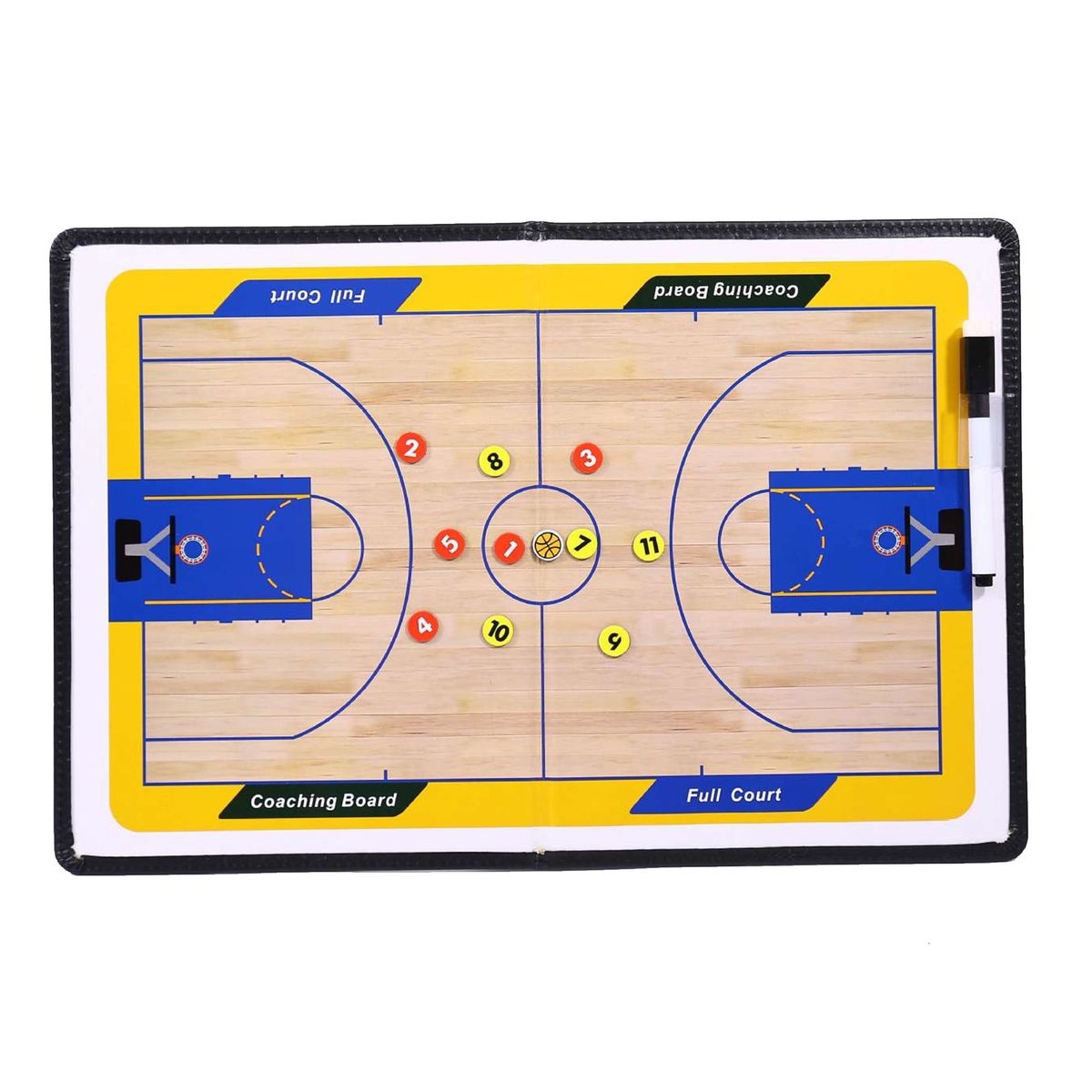 Football/Basketball Magnetic Coaching Board with Marker Pen+Magnet ...