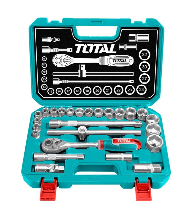 Total Tools 25 Piece Socket Set 1/2 Inch (13mm) | Shop Today. Get it ...