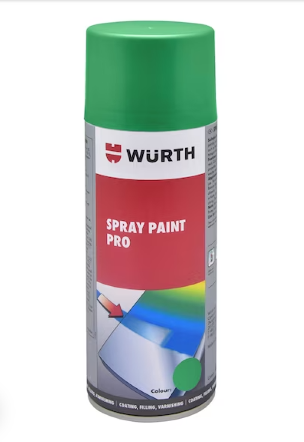 Wurth Matt Traffic Green Spray Paint 400ml | Shop Today. Get it ...