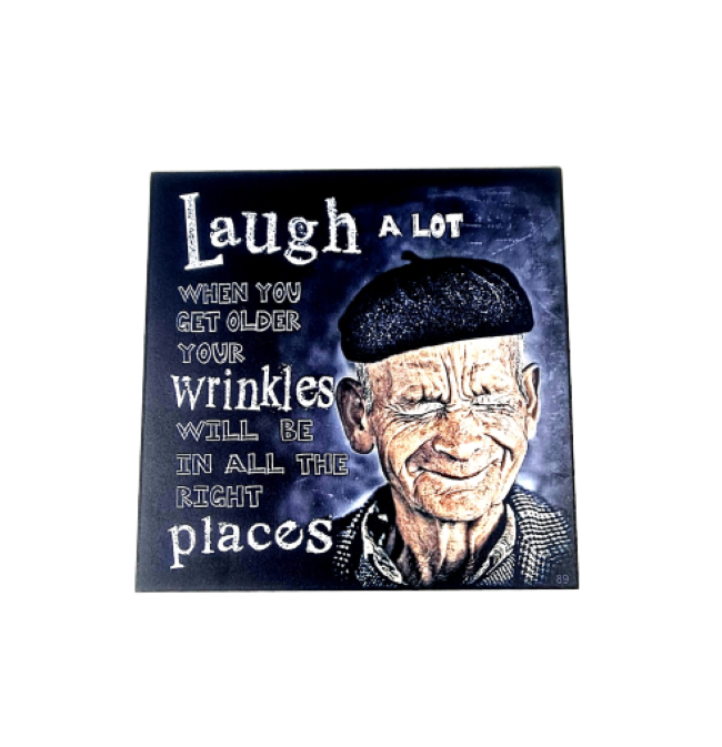 Retro Wood Sign - Laugh A Lot ( Set Of 2) | Buy Online in South Africa ...