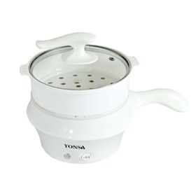 Multi-Functional Electric Non-Stick Steam/Stew/Cook/Fry Pot Pan - White ...