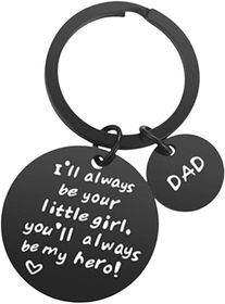 Cute keyring Gift for Dad, Father from daughter for Christmas, Birthday ...
