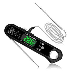 Dual Probe Digital Meat Thermometer, Instant Read Food Cooking ...