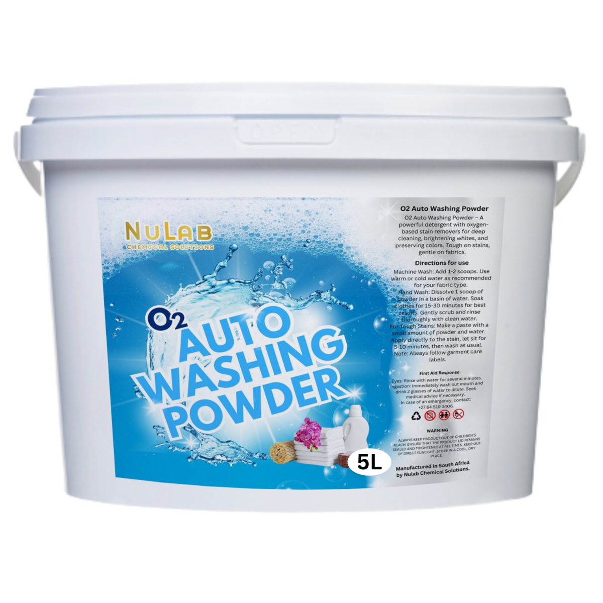 O2 Auto Washing Powder - 5L Bucket | Shop Today. Get it Tomorrow ...