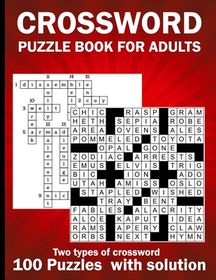 Crossword Puzzle Book For Adults: Two types of crossword puzzles for ...