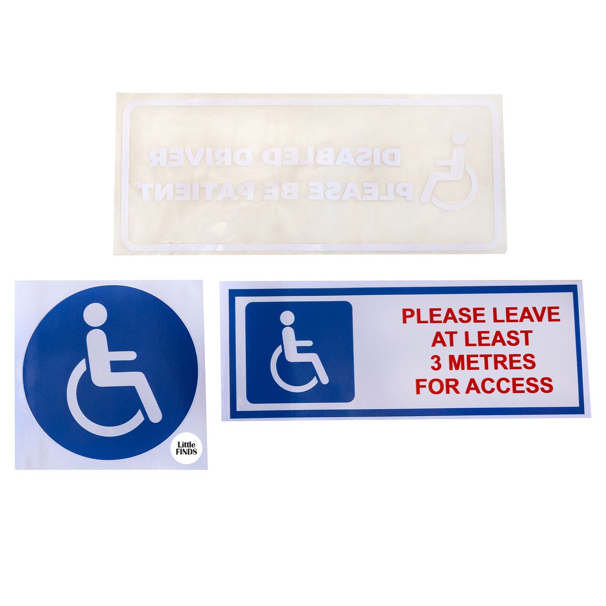 Disabled Driver Sticker - 3pk - Little Finds | Shop Today. Get it ...