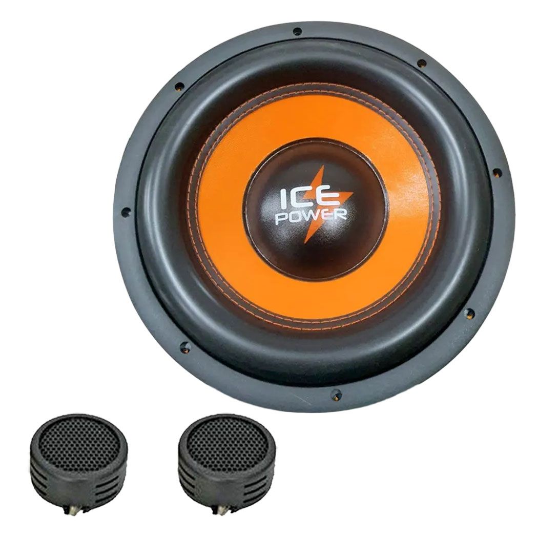 Ice Power Volcano Series 12" DVC D4 12000w Subwoofer & Evo Tweeters ...