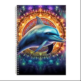 Psychedelic Dolphin 1 Gift Idea A4 Notepad 247 | Shop Today. Get it ...