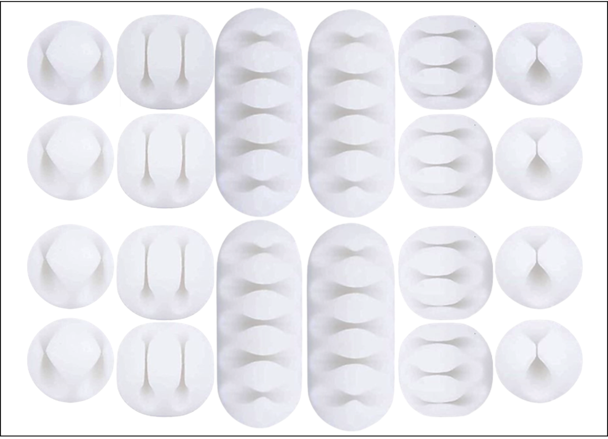 XenTec 20 or 32 PIECE Cable Clip Organiser Set | Shop Today. Get it ...
