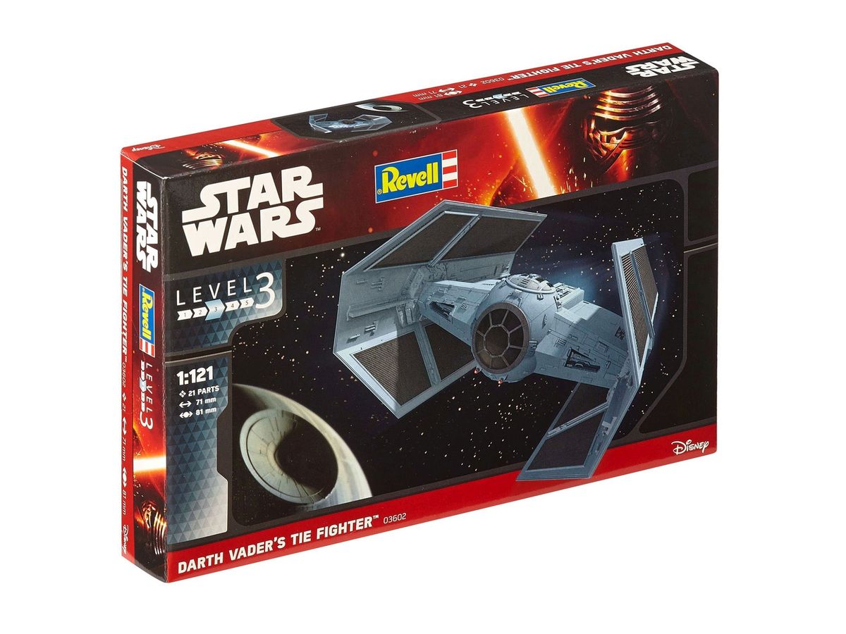 Revell 1/121 Star Wars Darth Vader's TIE Fighter Plastic Model Kit ...
