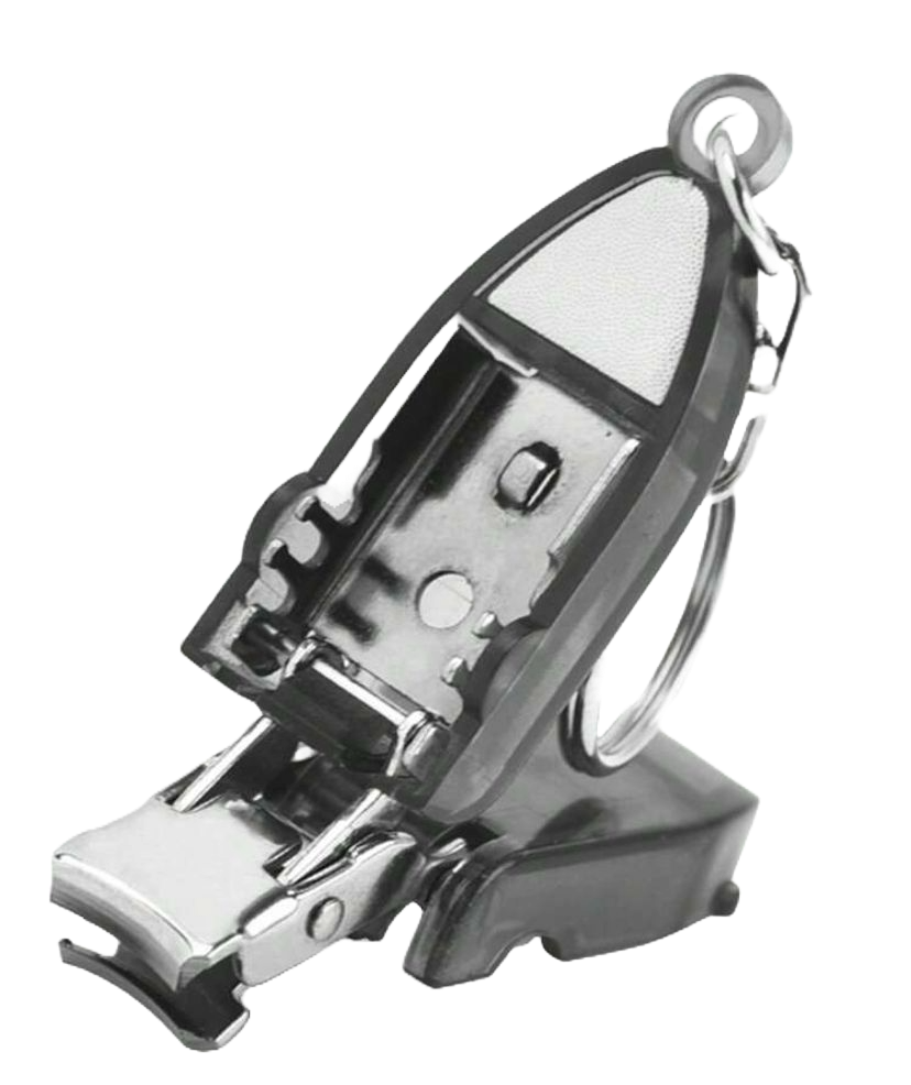 Folding Nail Clipper and Stainless Steel Nail File & Portable Keychain ...