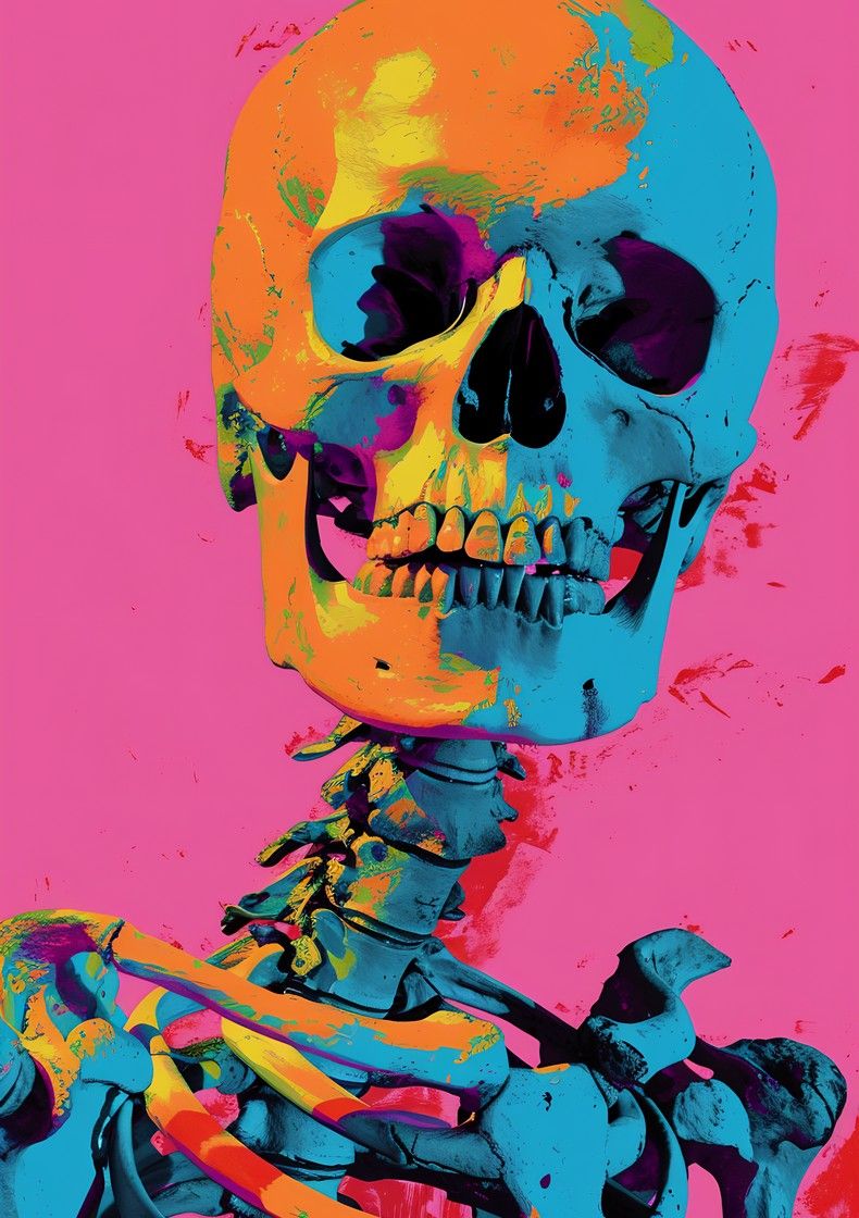 Wall Art Canvas - Skeleton | Shop Today. Get it Tomorrow! | takealot.com