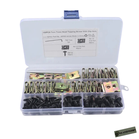 KR Auto M5x16 Torx Screw & Clip Set: Universal/ VW/ Audi & Seat (100 ...