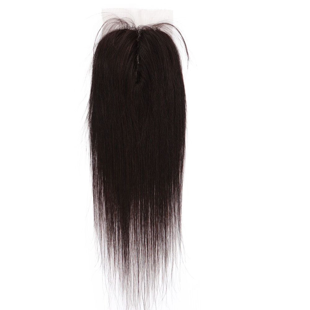 Joedir Human hair Middle Part Lace Closure Nature Black N4 4*2 STW 12 ...