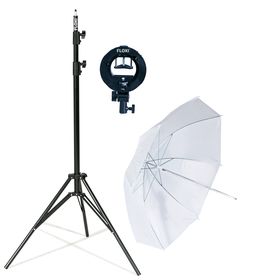 Floxi S-type Camera Flash Umbrella Kit-White | Shop Today. Get it ...