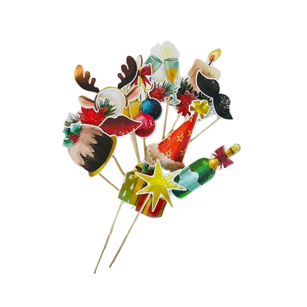 Christmas Party Photo Booth Props (12 Piece) | Shop Today. Get it ...