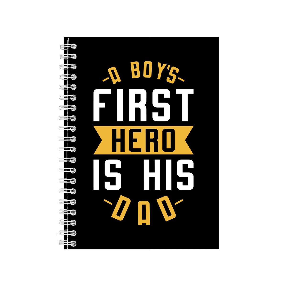 A Boy_s First Hero Notebook Father's Day Gift Idea A5 Notepad 137 ...