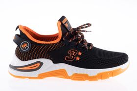 3-Stars Men’s Runway Active Sneakers - Black/Orange | Shop Today. Get ...