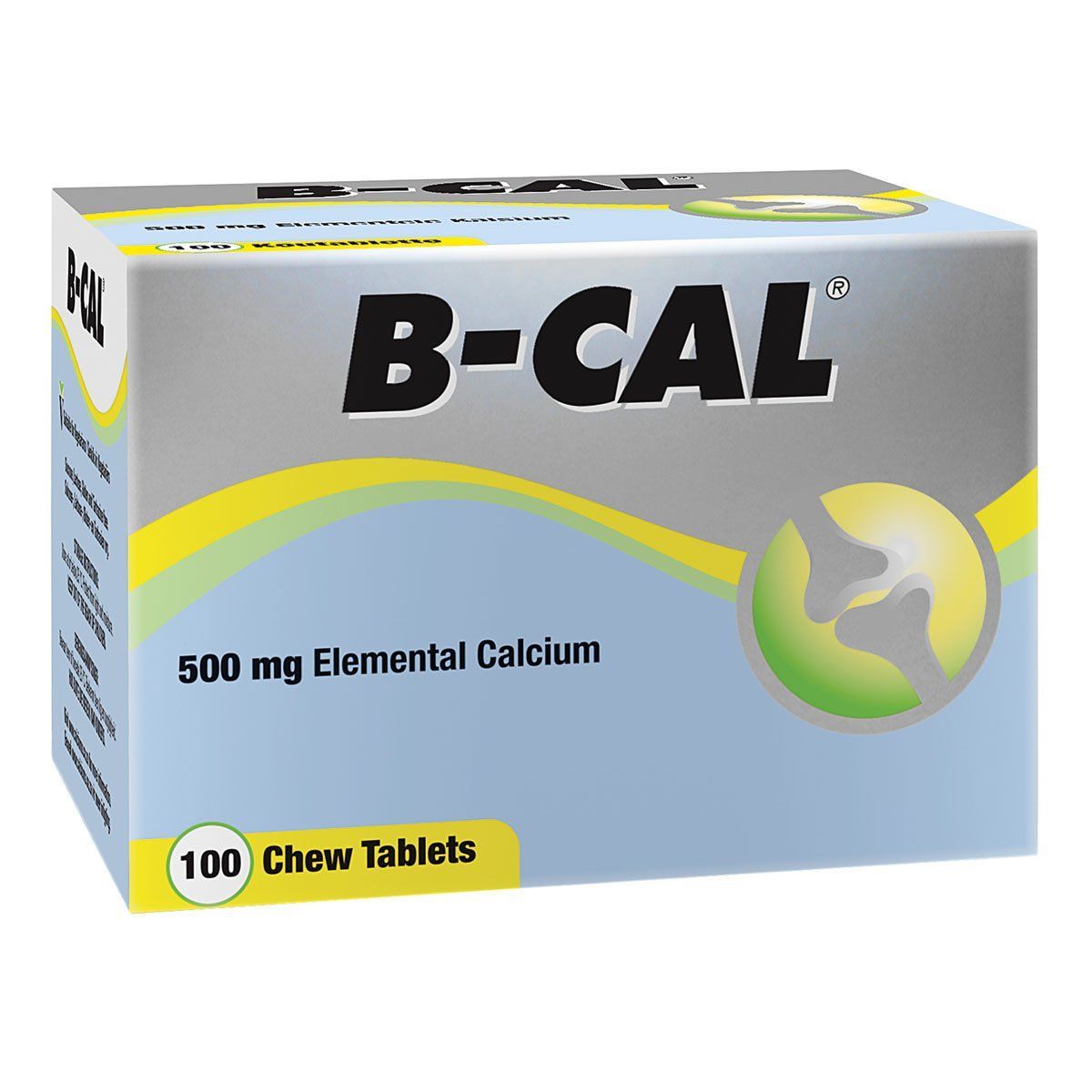 B-Cal - 500mg Elemental Calcium Chewable Tablets -100 Tablets | Shop ...