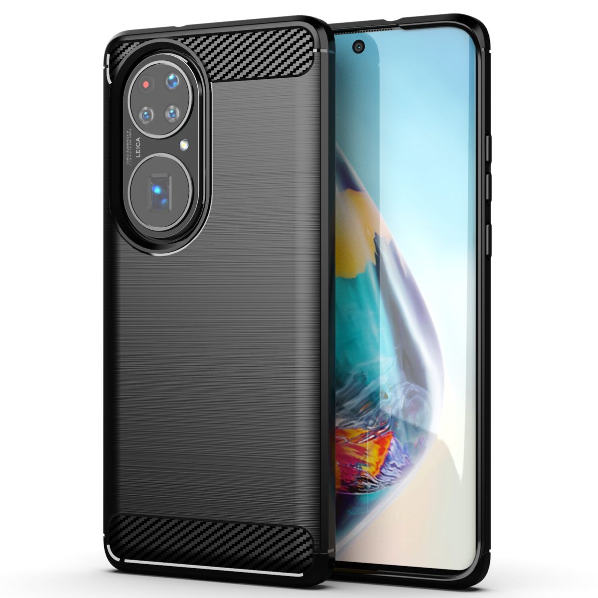 CellTime Shockproof Carbon Fiber Design Cover for Huawei P50 Pro | Shop ...
