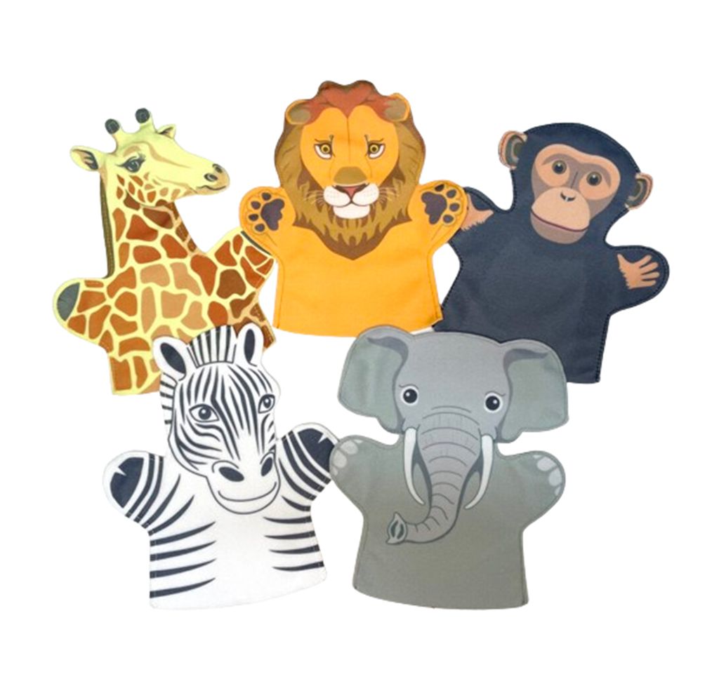 Wild Animals Hand Puppet Set - 5 Piece | Shop Today. Get it Tomorrow ...
