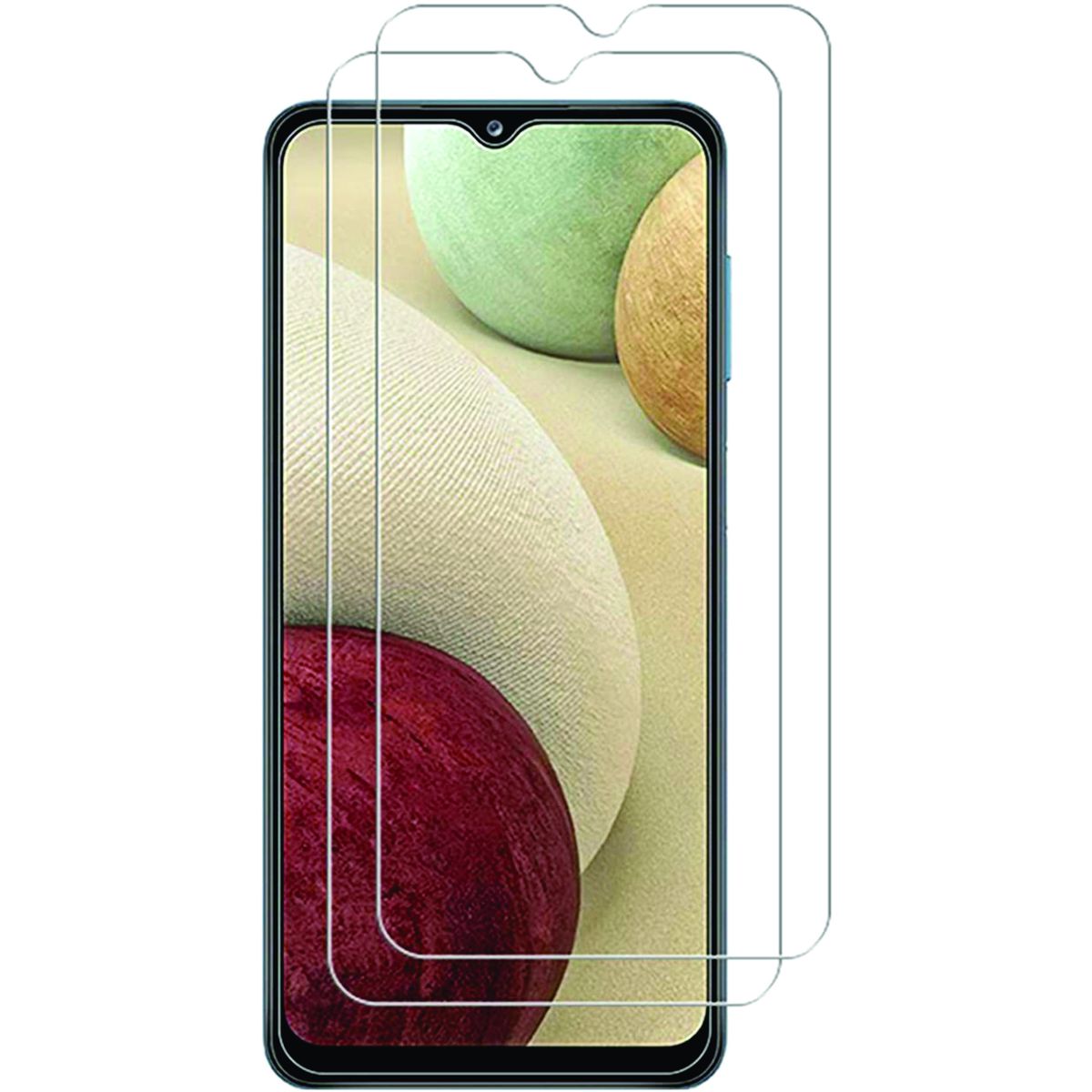 Galaxy A12 Screen Protector Guard Tempered Glass Pack of 2 | Shop Today ...