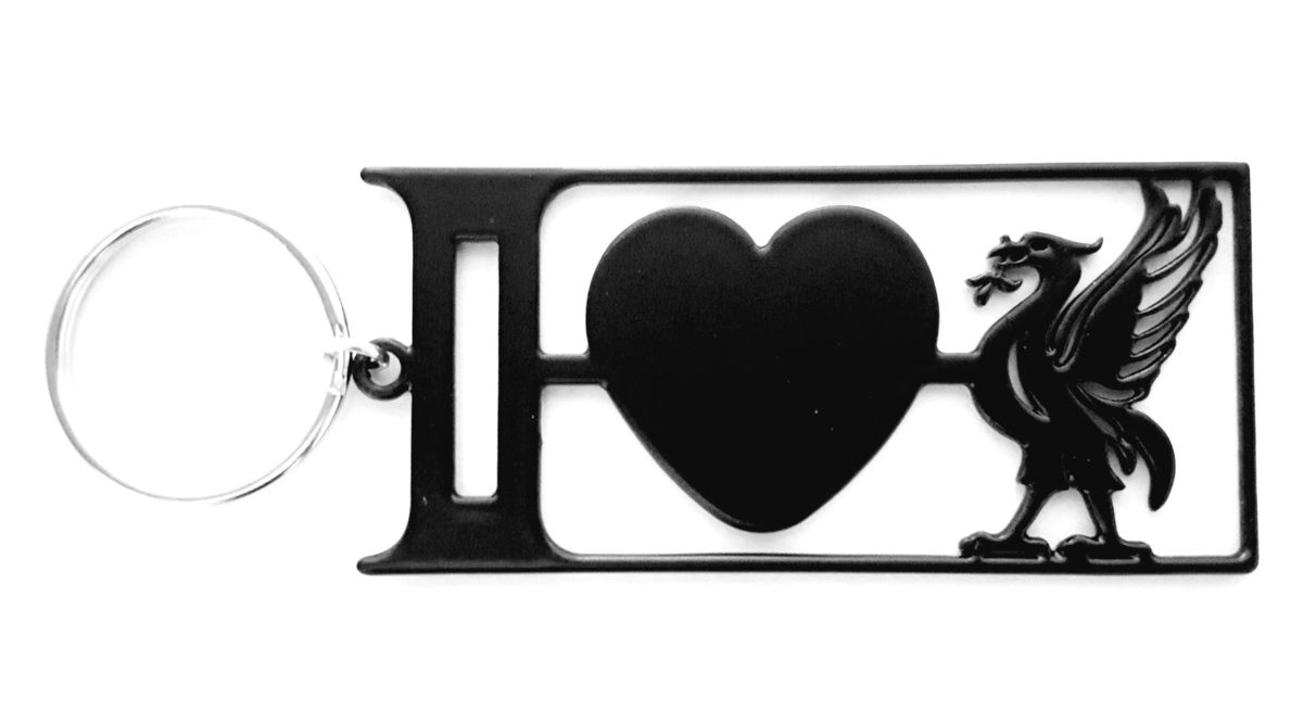 I Love Liverpool Key Ring - Black | Shop Today. Get it Tomorrow ...
