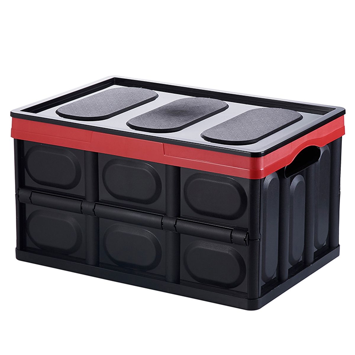 30L Plastic Durable Cargo Foldable Storage Box Trunk Organizer | Shop ...