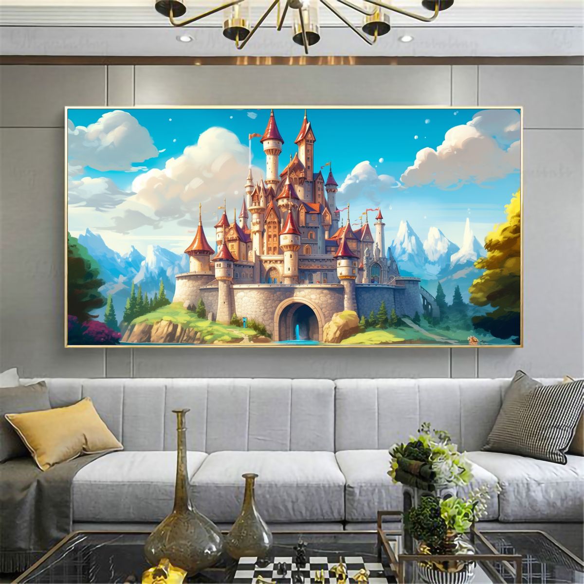 Canvas Wall Decor - Magical Castle - 0502 | Shop Today. Get it Tomorrow ...