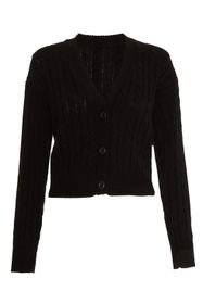 Quiz Ladies - Black Cable Knit Cardigan | Shop Today. Get it Tomorrow ...