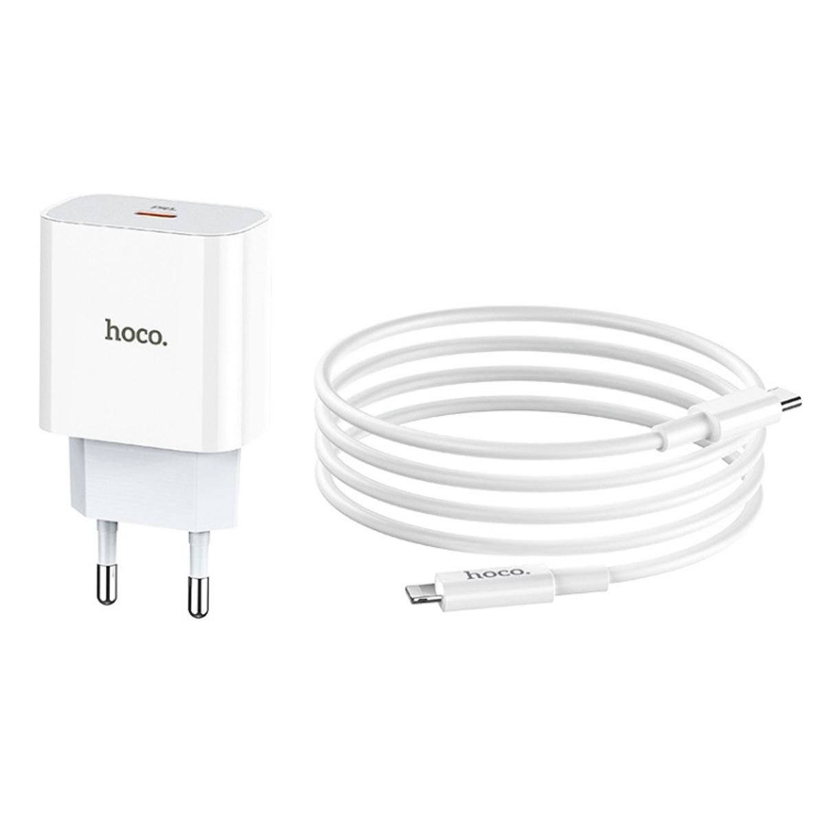 Hoco Smart Phone Fast Charge 20W PD3.0 Plug Adapter with Iphone 1M ...