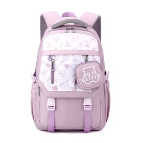School Bags for Girls Waterproof Casual Daypack Multi-Pocket Backpack ...